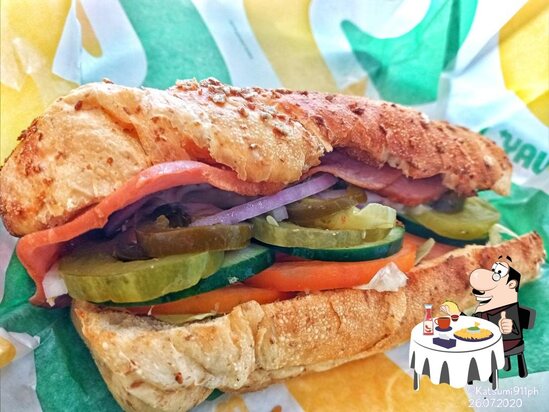 Menu at Subway - ATC fast food, Muntinlupa, ATC Corporate Center