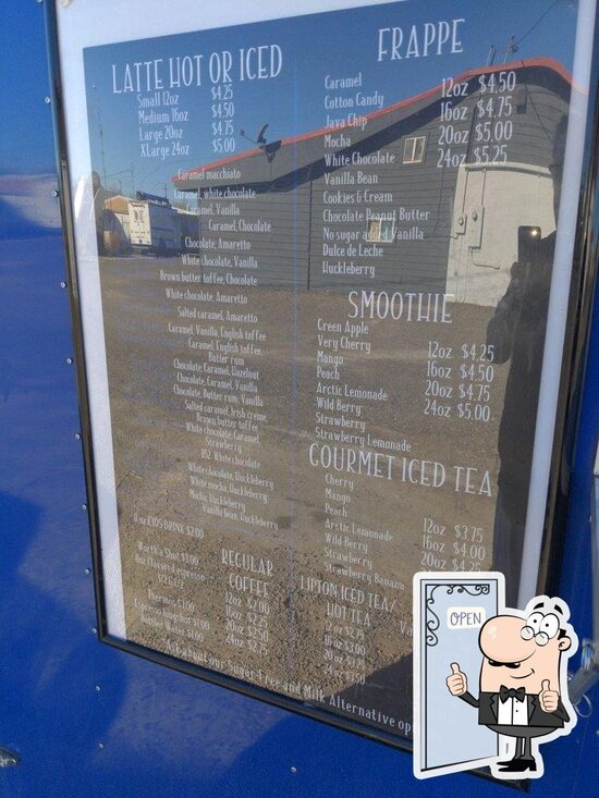 Menu at Coffee Stains pub & bar, Battle Mountain