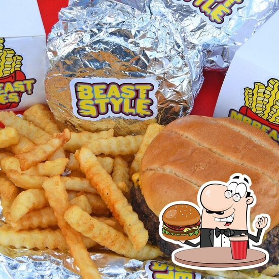 Menu at Mr. Beast Burger restaurant, Honolulu