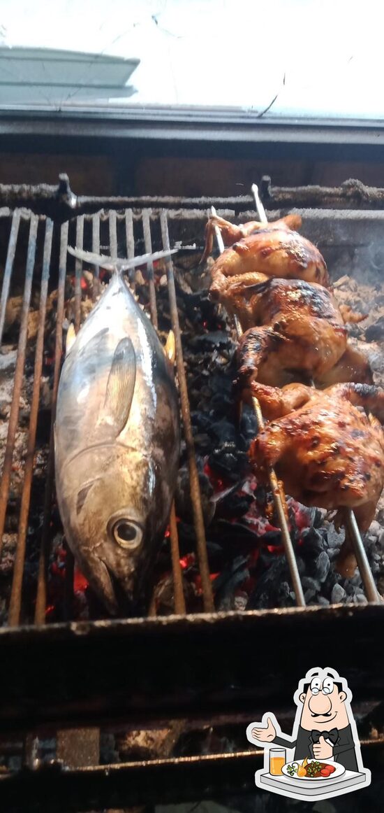 Menu at Butchoy's lechon manok restaurant, Balangiga