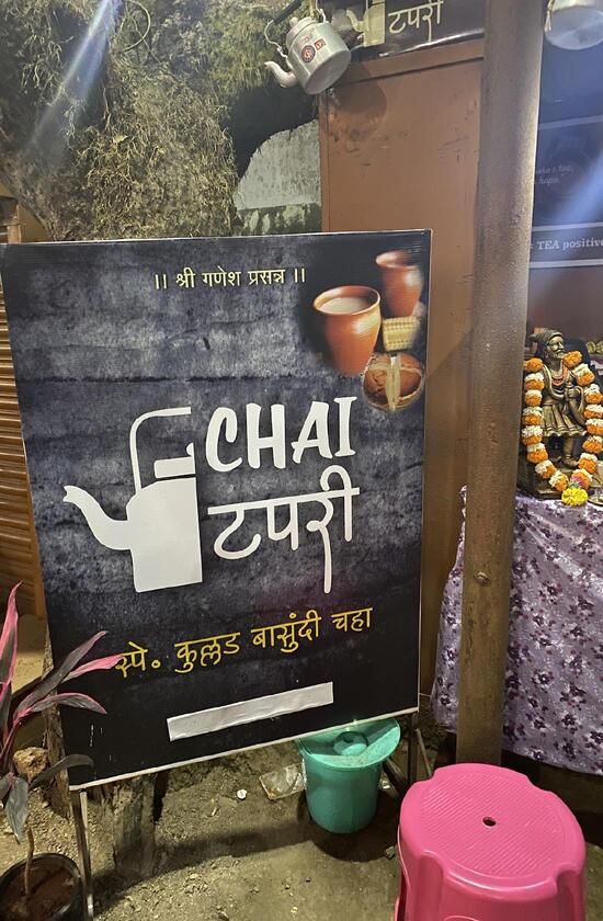 Menu at Chai Tapri, Mahabaleshwar