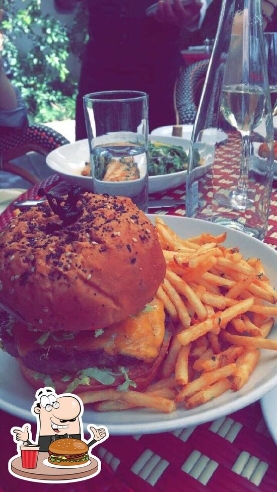 Menu at Chateau Marmont restaurant, Los Angeles, Sunset Blvd