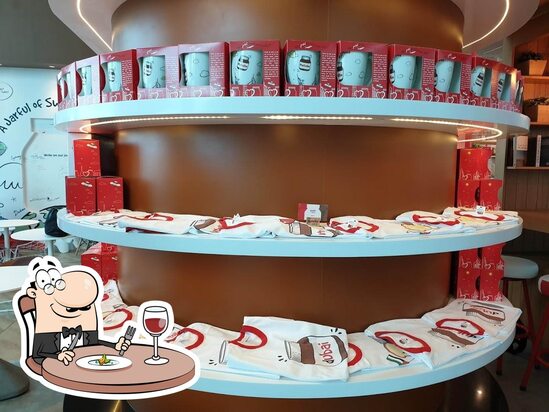Carta de Nutella Cafe @ Dubai Airport, Emiratos Árabes Unidos