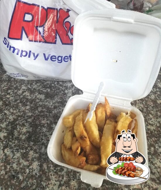 Menu at RK’s Simply Vegetarian restaurant, Berea