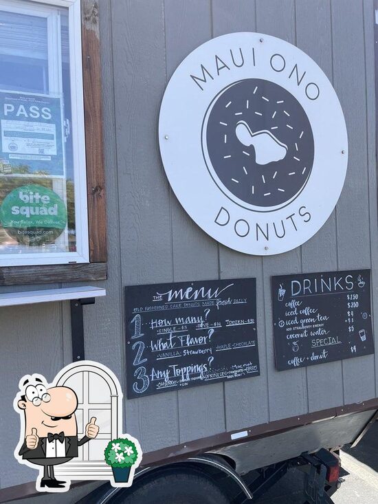 Menu at Maui Ono Donuts restaurant, Kihei
