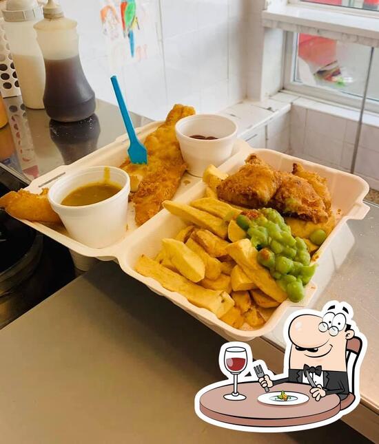 Menu at North Leeds Fish Shop restaurant, Leeds