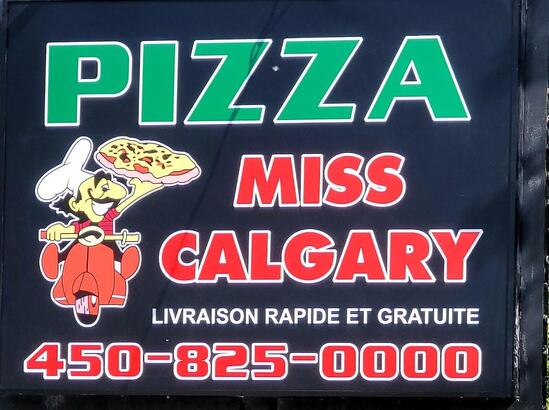 Carta del restaurante Pizza Miss Calgary -miss Howick, Howick