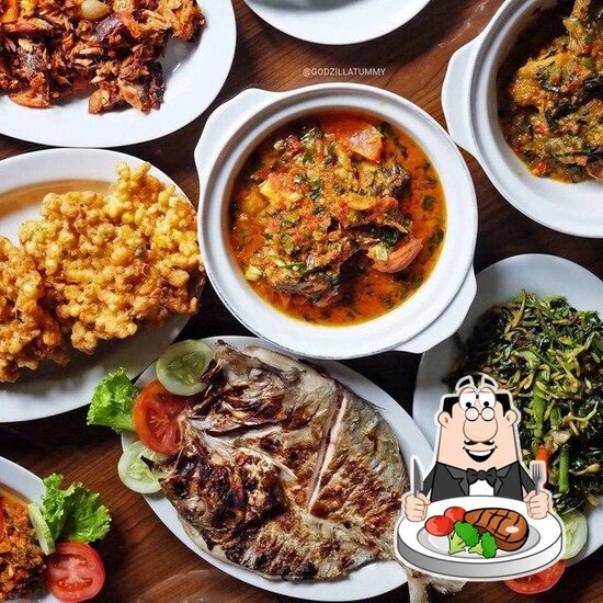 Menu at Warung Ngana restaurant, Jakarta