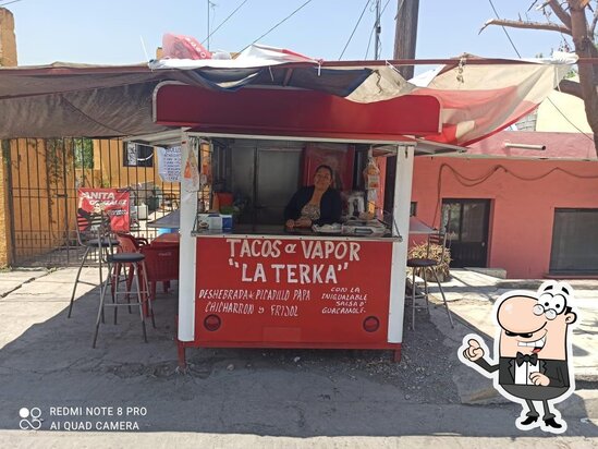 Menu at Tacos la Terka restaurant, Monterrey