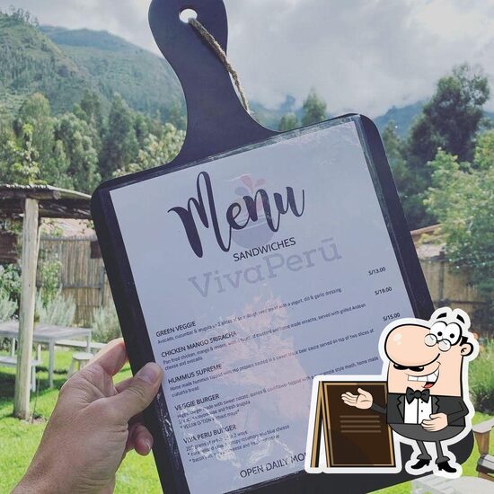 Menu at Viva Peru Cafe Bistro, Peru, Km 56. 8 Carretera Pisac Ollantaytambo