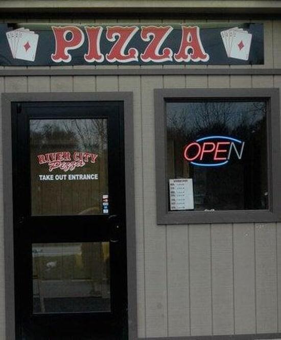 Menu at River City Pizza pizzeria, Lower Burrell, Leechburg Rd