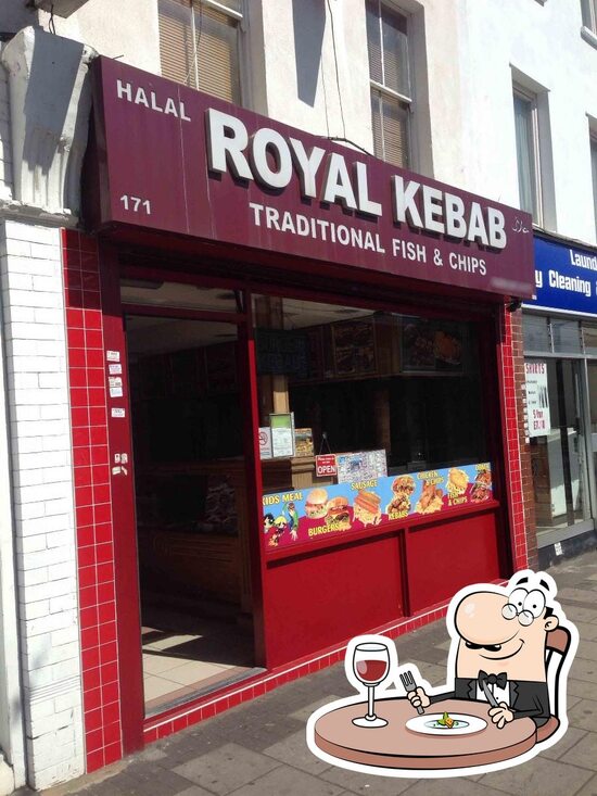 Menu at Royal Kebab fast food, London, 171 Camberwell New Rd