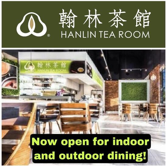 Menu at Hanlin Tea Room restaurant, City of Industry