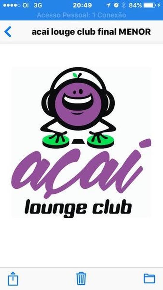 Menu at Açaí Lounge Club, Salvador