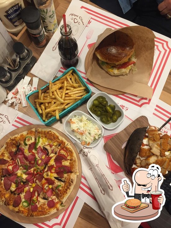 Carta de Atomx Burger Fast Food, Tokat