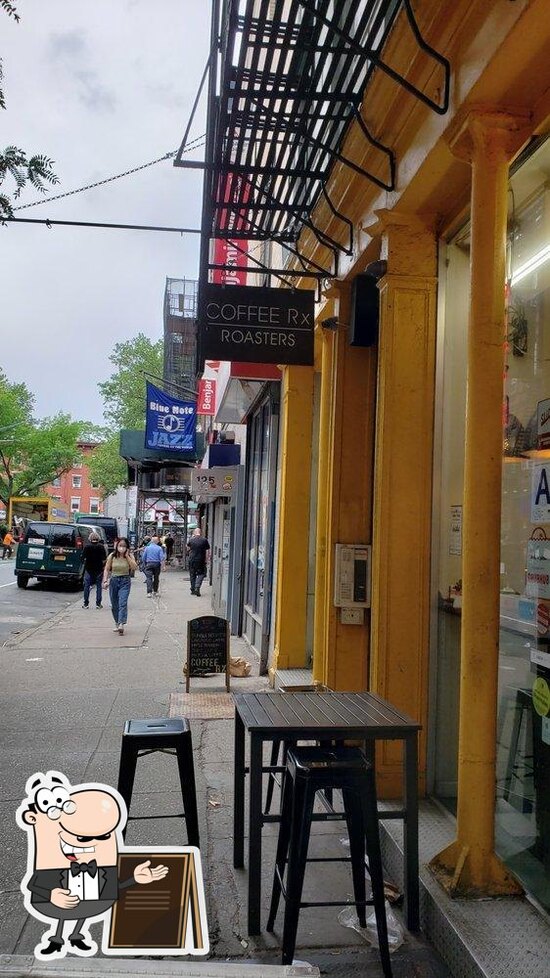Menu at Coffee Rx, New York City, 123 W 3rd St Store West