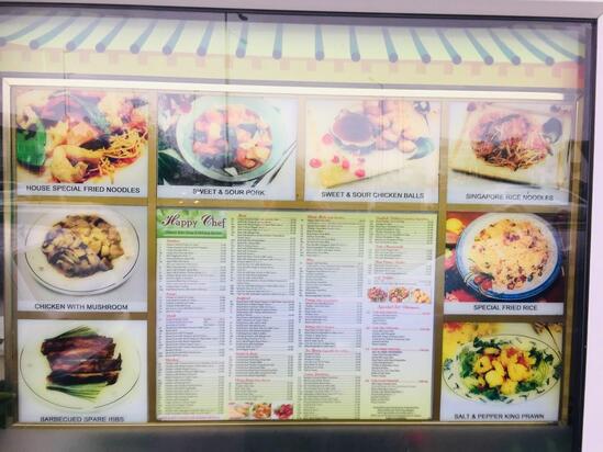 Menu at The Happy Chef Chinese fast food, Seaford