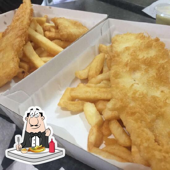 Menu at Cod Rocks fast food, Busselton