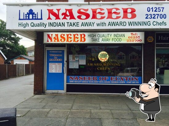 Menu at Naseeb Indian Take Away fast food, Chorley