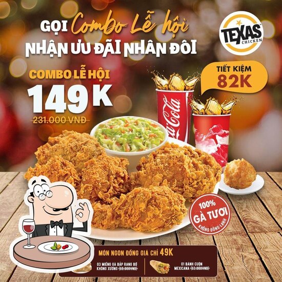 Menu at Texas Chicken Vietnam restaurant, Ho Chi Minh City, 485 Phan ...