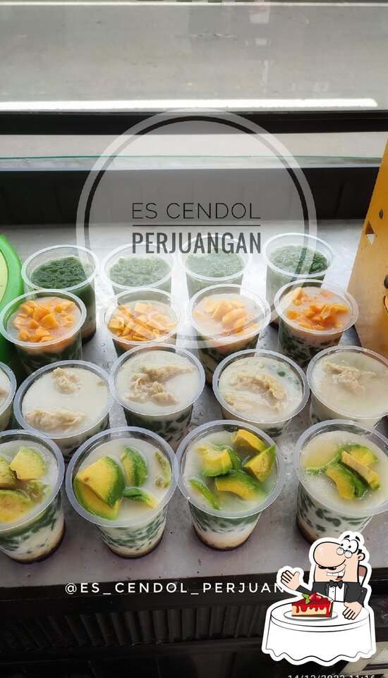 Menu at Es Cendol Perjuangan restaurant, West Jakarta