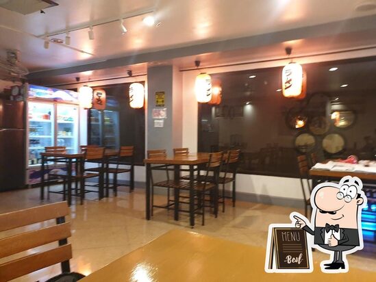Menu at Taro Ramen restaurant, Makati