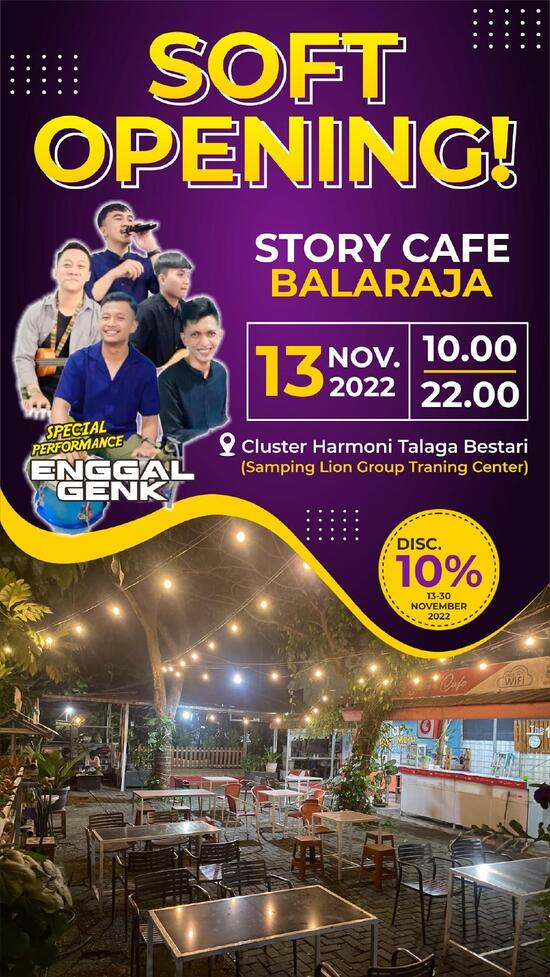 Menu at Story Cafe Balaraja, Wana Kerta