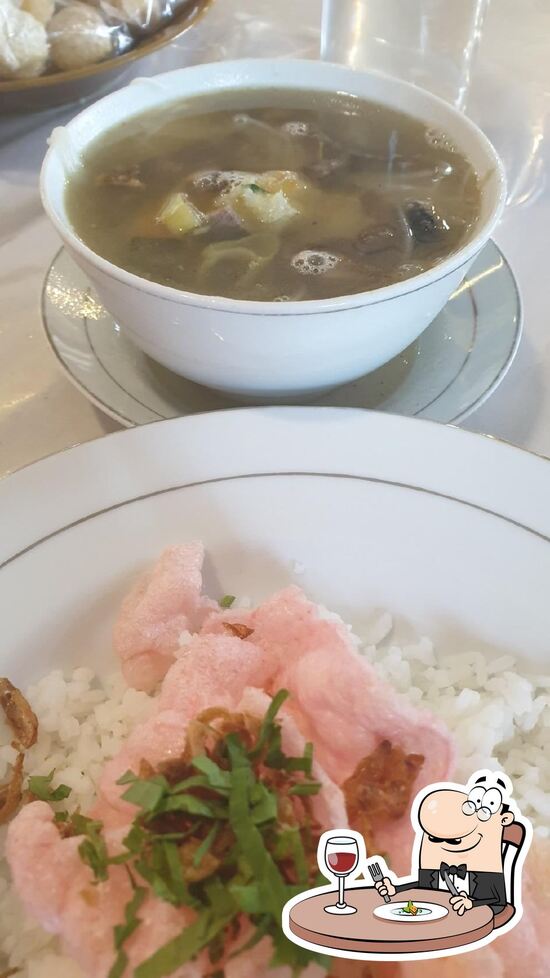 Menu at Soto Garuda restaurant, Padang, Jl. S. Parman No.110