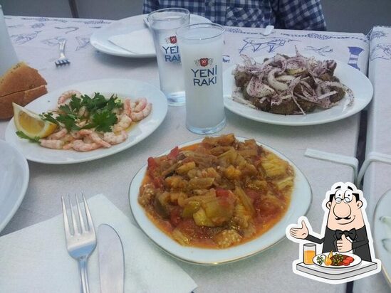 Menu at Yakamoz restoran, Şarköy