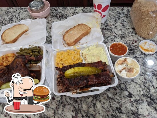 Menu at Chris' Bar-B-Que, Prattville, 105 US-82