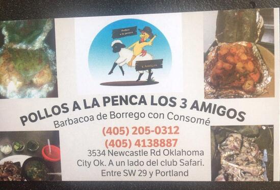 Menu at Barbacoa Y Pollos LA PENCA, Oklahoma City, Newcastle Rd Suit A