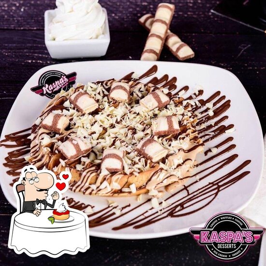 Menu at Kaspa's St. Helens desserts, St Helens