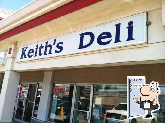 Menu at Keith's Deli restaurant, Calgary