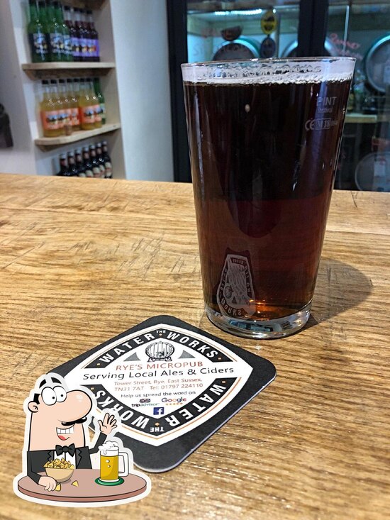 Menu at Rye Waterworks Micropub, Rye