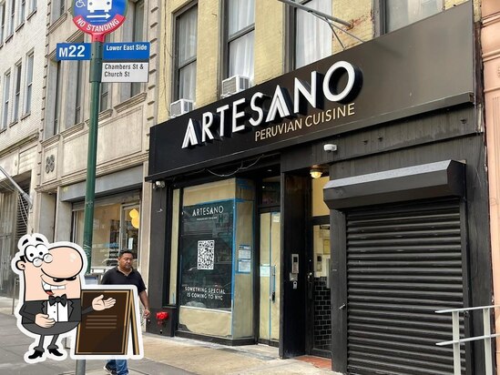 Menu at Artesano restaurant, New York City