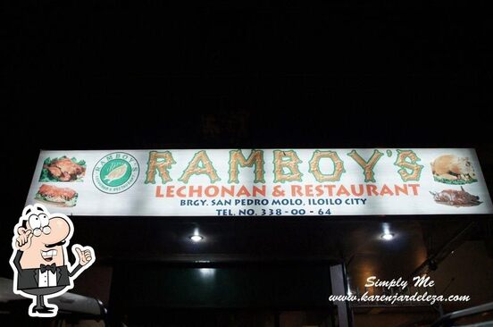 Menu at Ramboy's restaurant, Iloilo City, MGWV+MW3