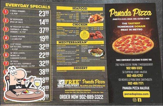 Panada Pizza, Musquodoboit Harbour - Restaurant menu, prices and reviews