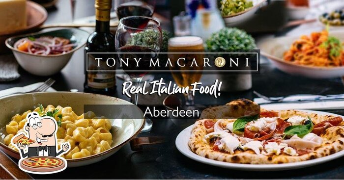 Menu at Tony Macaroni Aberdeen restaurant, Aberdeen