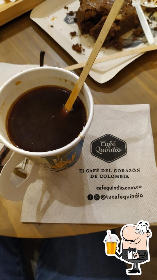 Menu at Café Quindío Plaza Claro, Bogotá