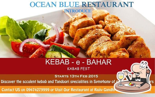 Menu at Ocean Blue Restaurant, Port Blair