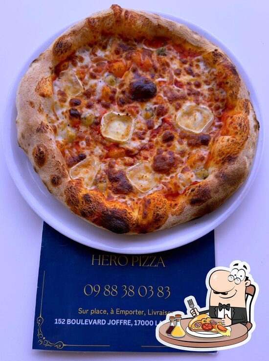 Menu au HERO PIZZA Gare La Rochelle restaurant, La Rochelle