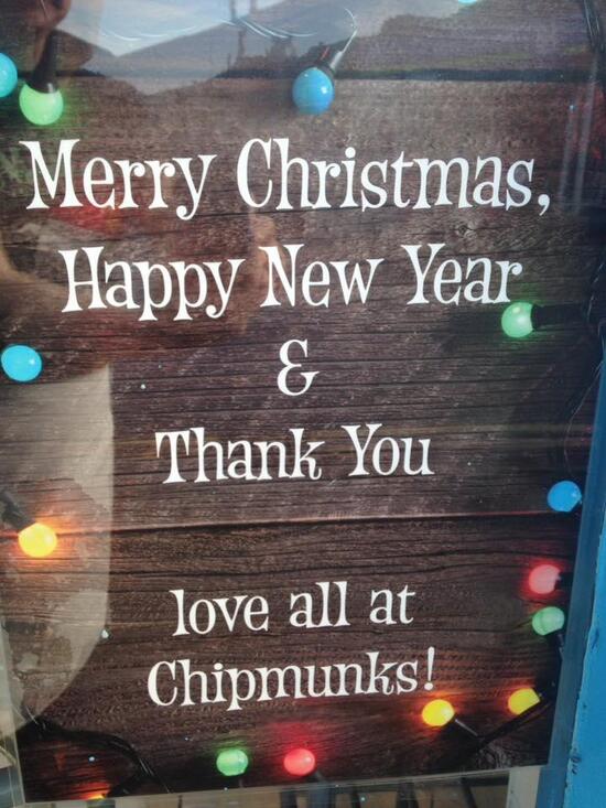 Menu at Chipmunks fast food, Coningsby, 53 Silver St