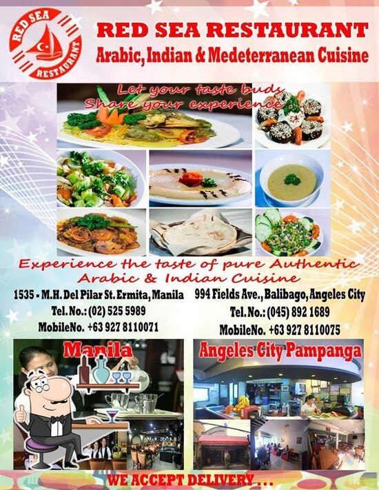 Red Sea Restaurant, Manila - Restaurant menu, prices and reviews