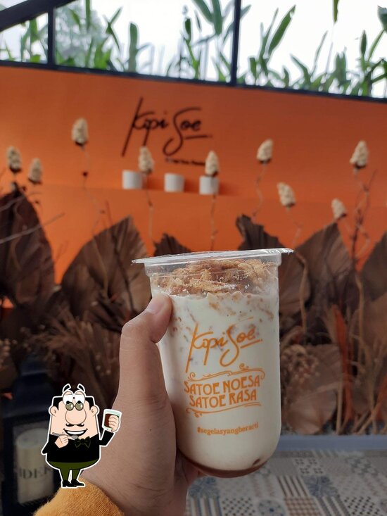 Menu at Kopi Soe Pandaan cafe, Indonesia