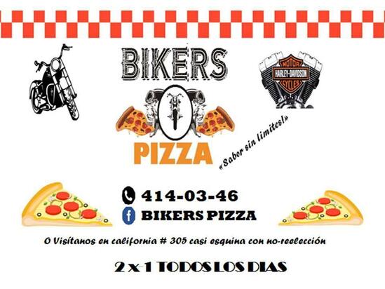 Menu at Bikers Pizza pizzeria, Ciudad Obregón