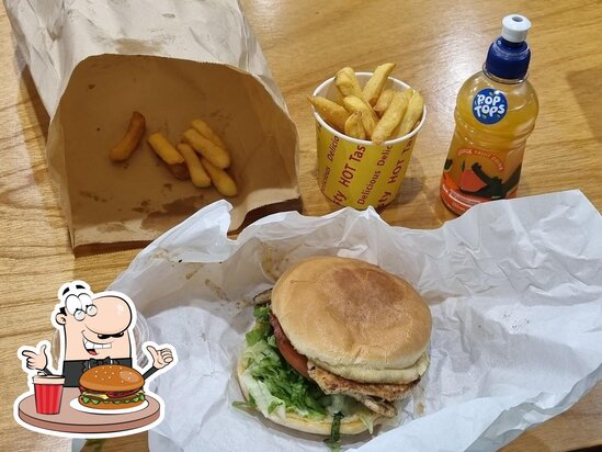 Menu at Buddy’s Burgers restaurant, Kedron