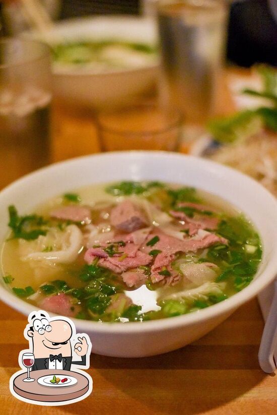 Menu at Pho Minh restaurant, Pittsburgh, Penn Ave