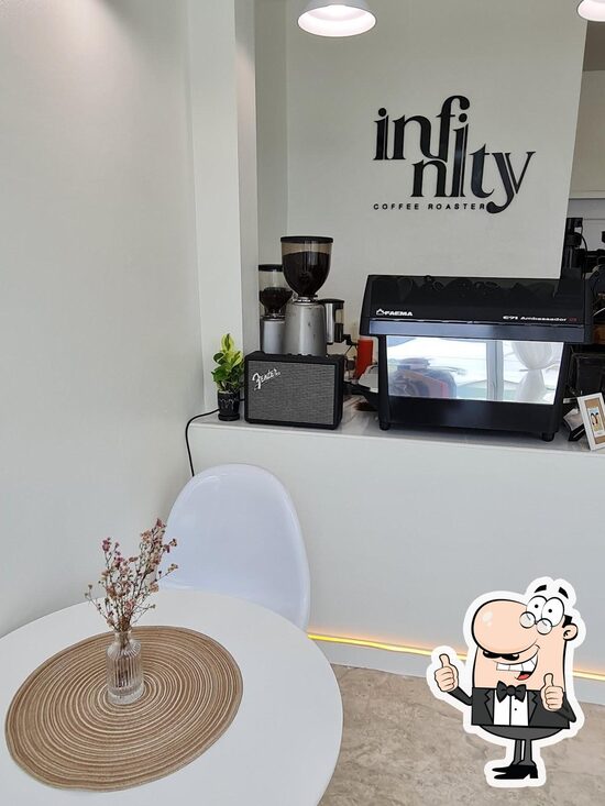 Menu at Infinity coffee roaster cafe, Tha Wang Thong