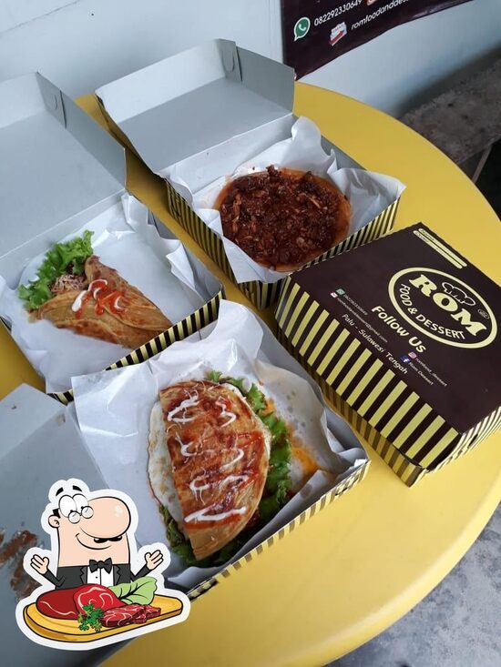 Menu at ROM Food And Dessert Home industri cabang 1 cafe, Palu