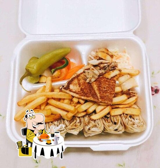 Menu at Shawarma Ya Hala cafeteria, Sharjah